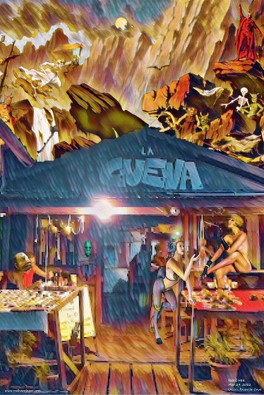 Party cave on Utila – Shaharee Vyaas